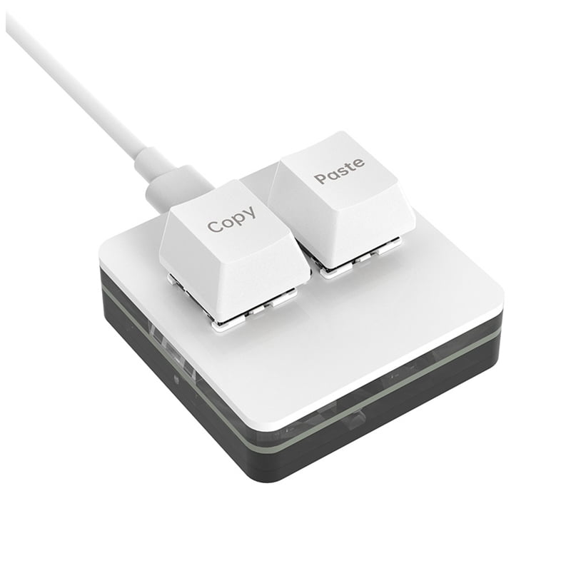 Custom Mini Keyboard 2 Key RGB Macro OSU Keypad Programmable Mechanical Keyboard for Gaming ...