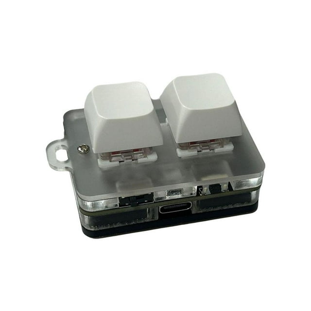 Custom Mini Keyboard 2 Keys Macro Button Macropad Programming Keypa New W3t3