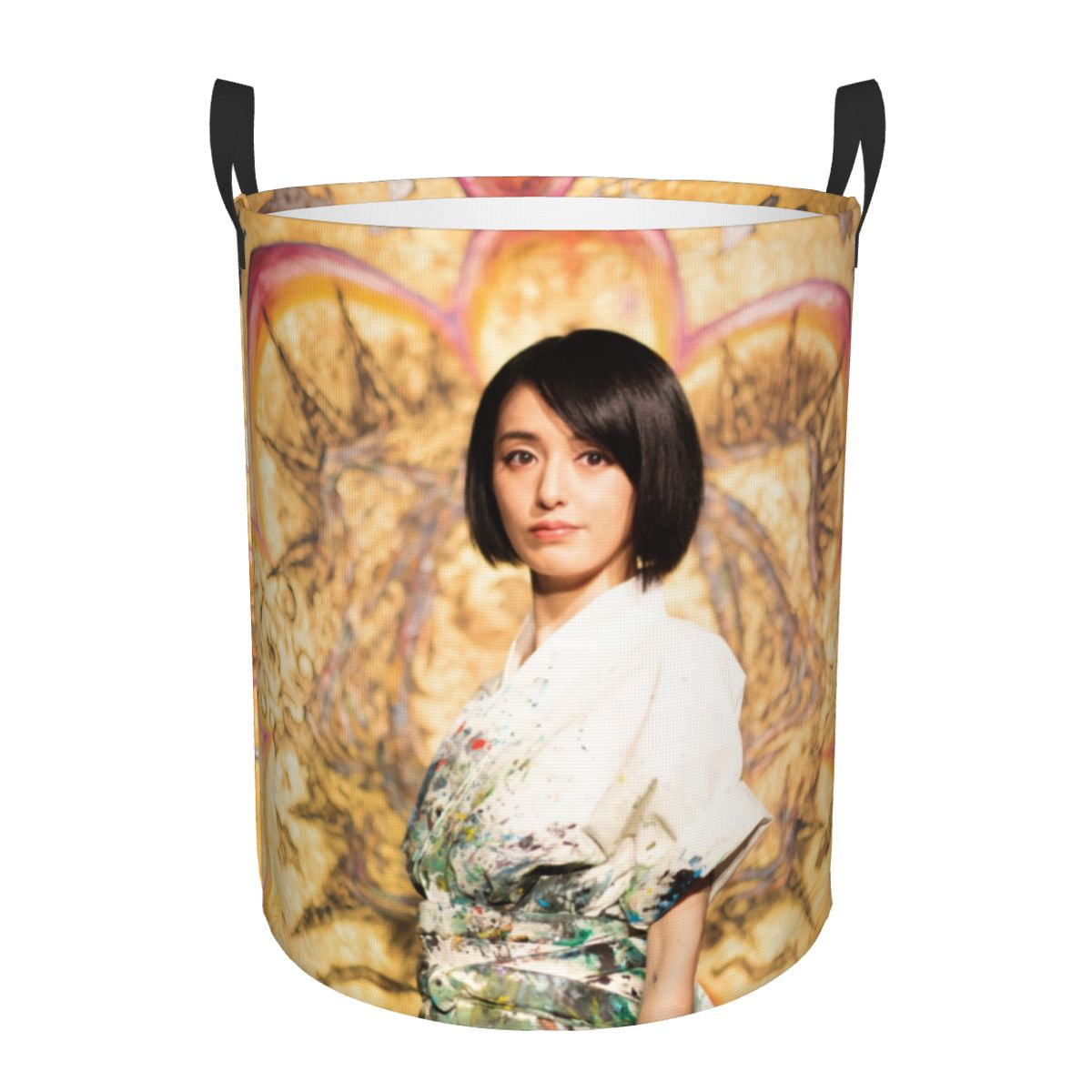 Custom Miwa Komatsu Japanese Printmaker And Laundry Basket Collapsible ...
