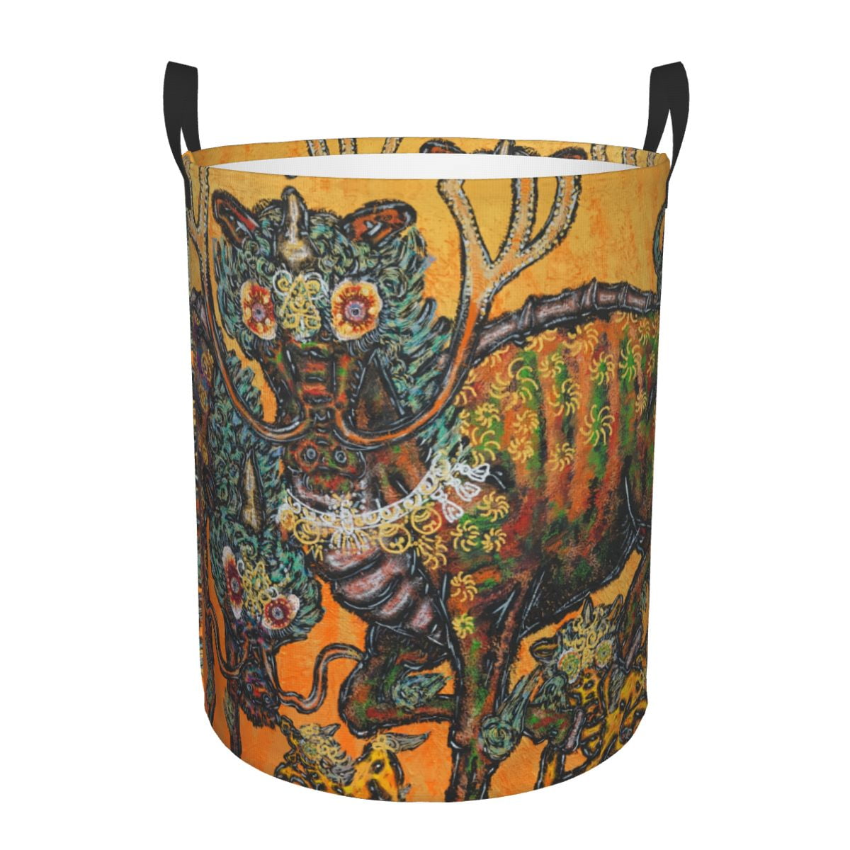 Custom Miwa Komatsu Japanese Printmaker And Laundry Basket Collapsible ...