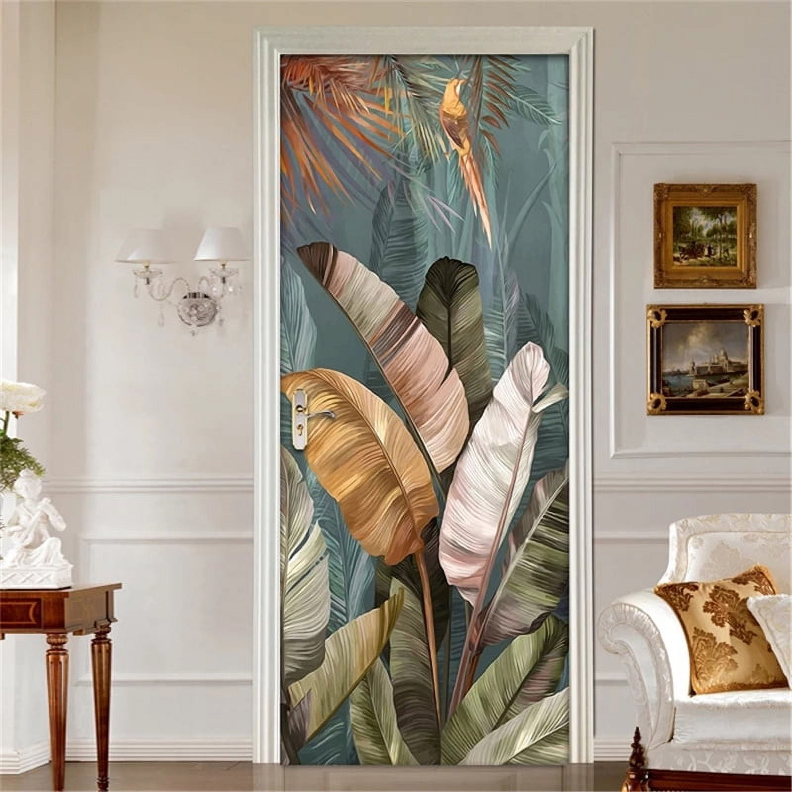 Custom Modern 3D Abstract Wallpaper Living Room Art Door Waterproof PVC ...