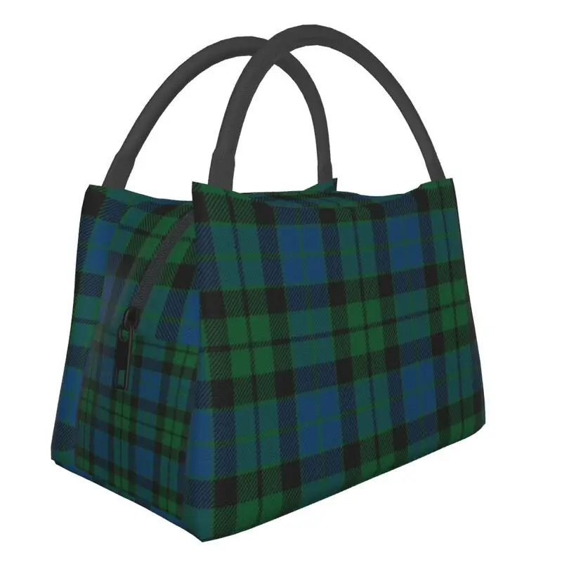 Custom Modern Mackay Tartan Plaid Lunch Bag Men Women Warm Cooler ...