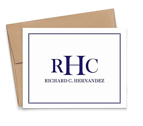 Custom Monogrammed Stationery for Men and Women - Walmart.com
