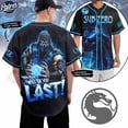 Custom Mortal Kombat Sub Zero Baseball Jersey - Walmart.com