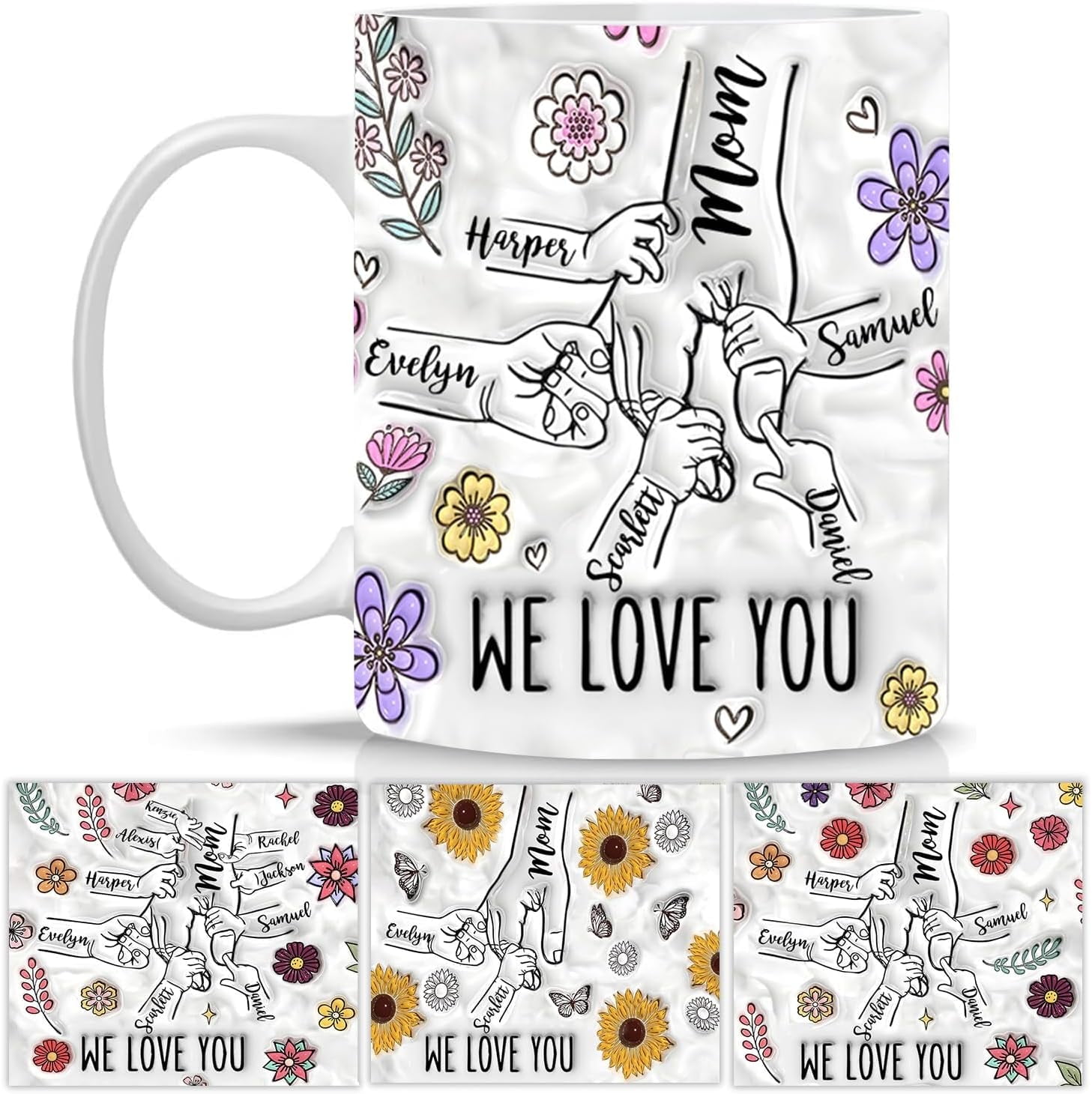 Custom Mothers Day Gifts For Mom, Personalized Mom Coffee Mug You Hold ...