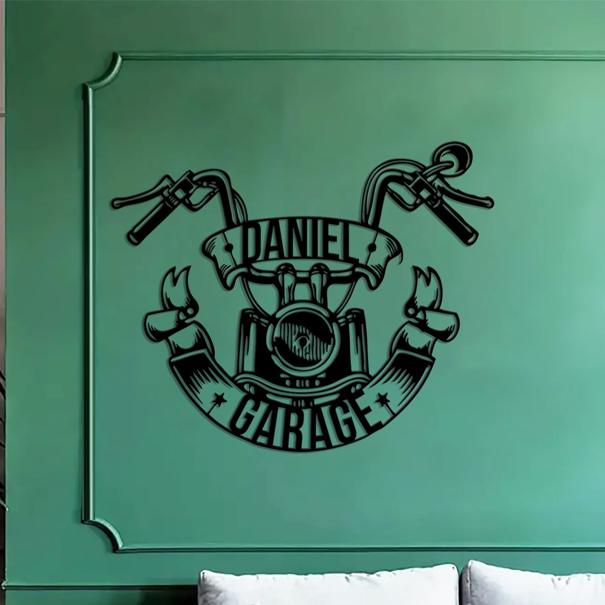 Custom Motorcycle Metal Sign,Personalized Metal Art,Metal Garage Sign ...