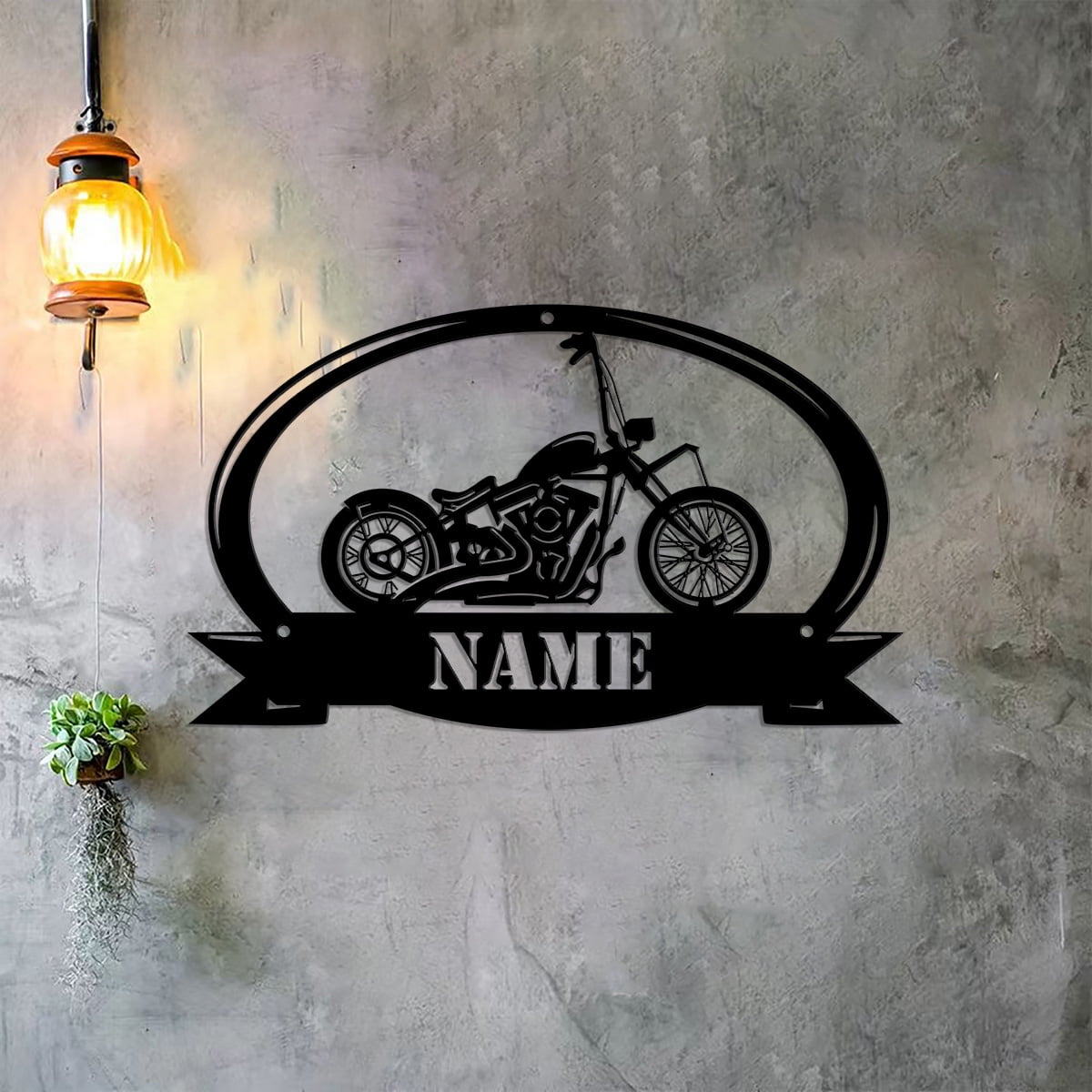 Custom Motorcycle Sign,Motorcycle Metal Wall Art,Personalized Biker ...
