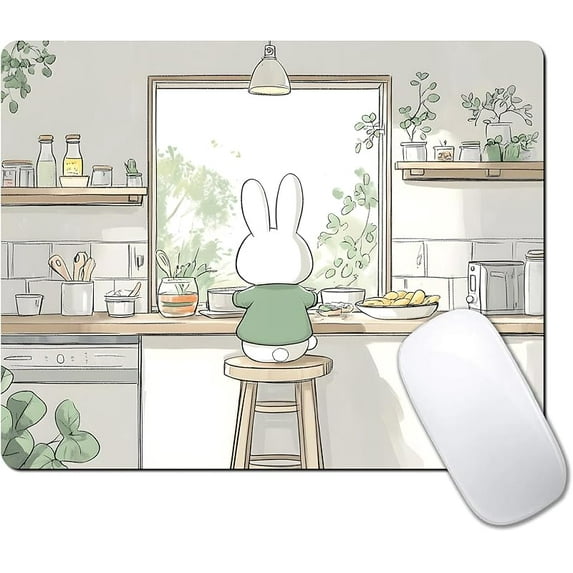 Custom Mouse Pad with Non-Slip Rubber, Small Square Design for Wireless ...