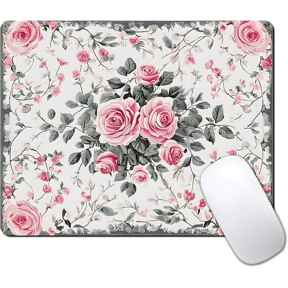 Custom Mouse Pad with Non-Slip Rubber, Small Square Design for Wireless ...
