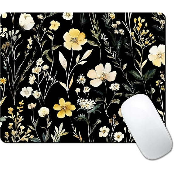 Custom Mouse Pad with Non-Slip Rubber, Small Square Design for Wireless ...