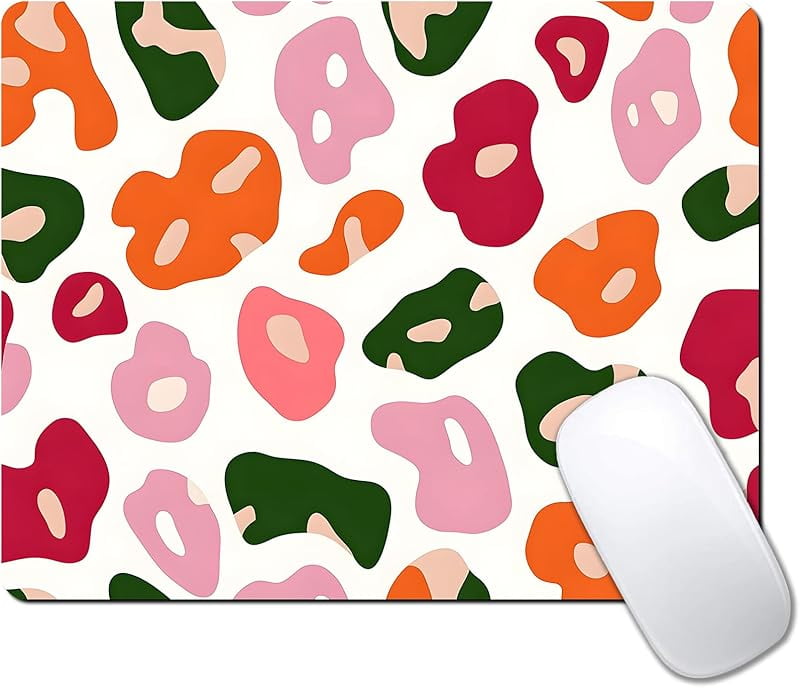 Custom Mouse Pad with Non-Slip Rubber, Small Square Design for Wireless ...