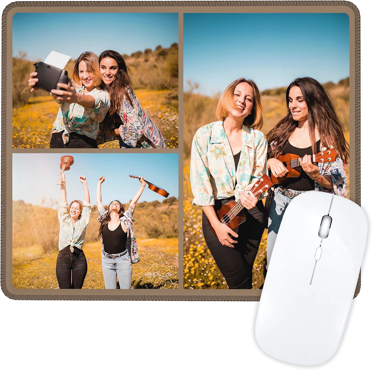 Custom Mousepad with Picture, Customized Mouse Pad with Photo Text Logo ...