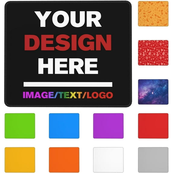 Custom Mousepad with Your Text Name Photo Logo Personalized Mousepad ...