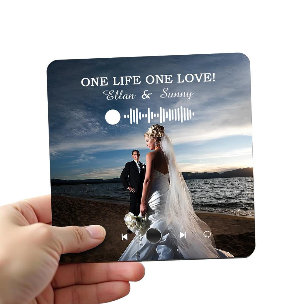 Custom Music Album Fridge Magnet – Personalized Music Player with Photo ...