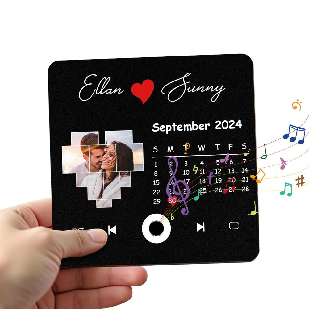 Custom Music Album Fridge Magnet, Personalized Photo & Song Details ...