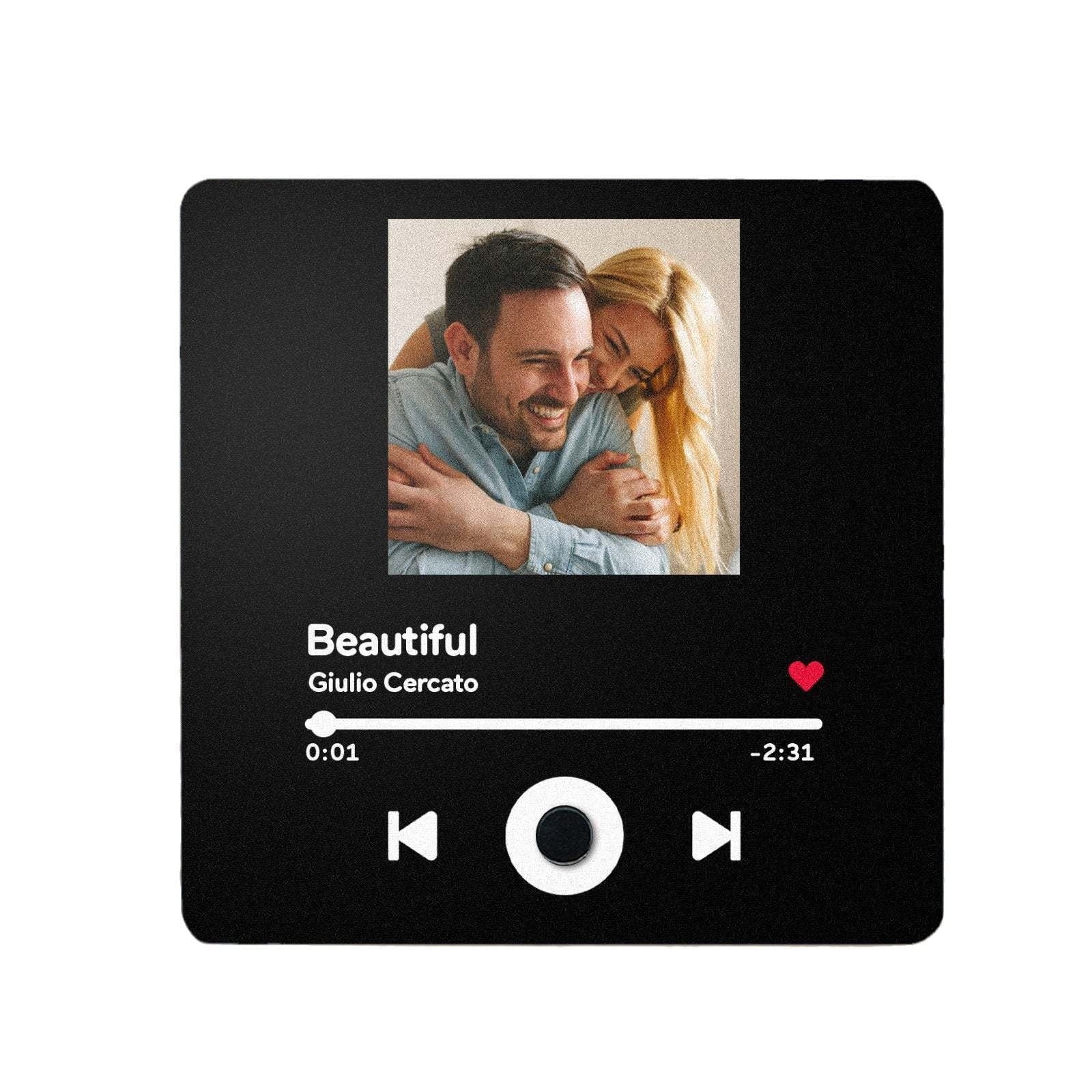 Custom Music Album Fridge – Music Player With Photo Song & Album Cover ...