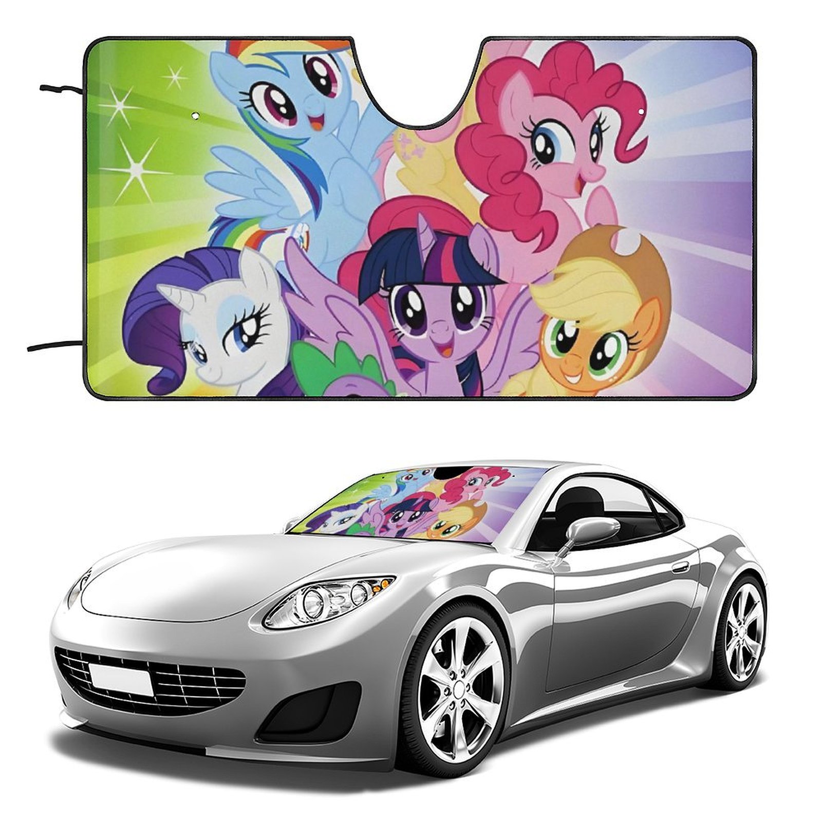 Custom My Little Pony Car Truck and SUV Windshield Visor Car Visor Heat ...