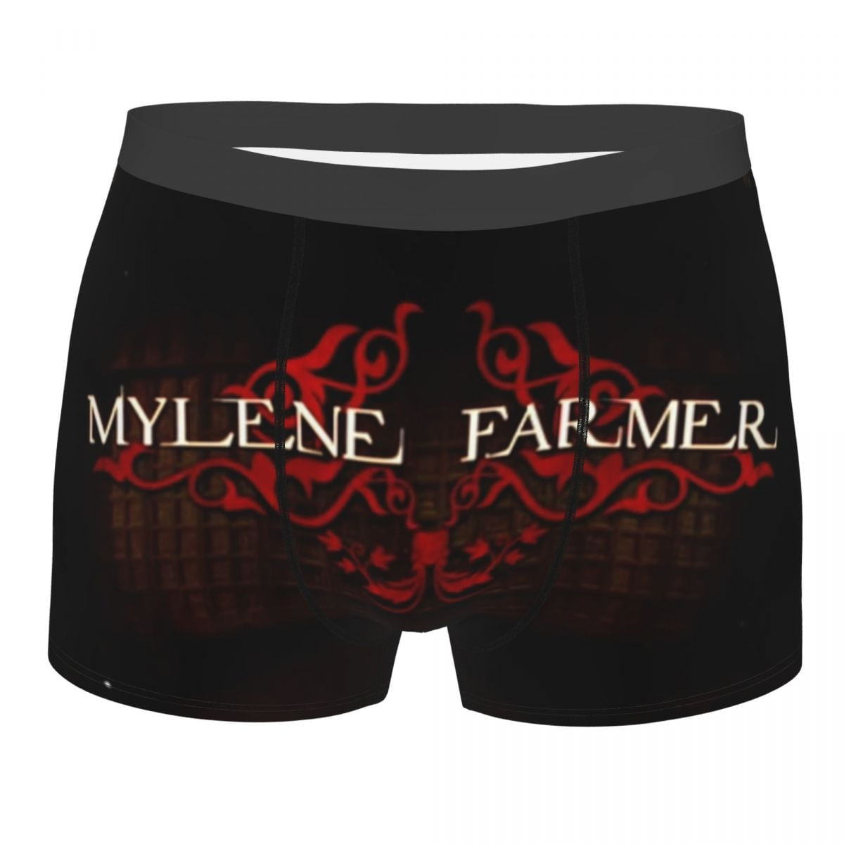 Custom Mylene Farmer Boxer Shorts For Men 3D Printed Male Underwear ...