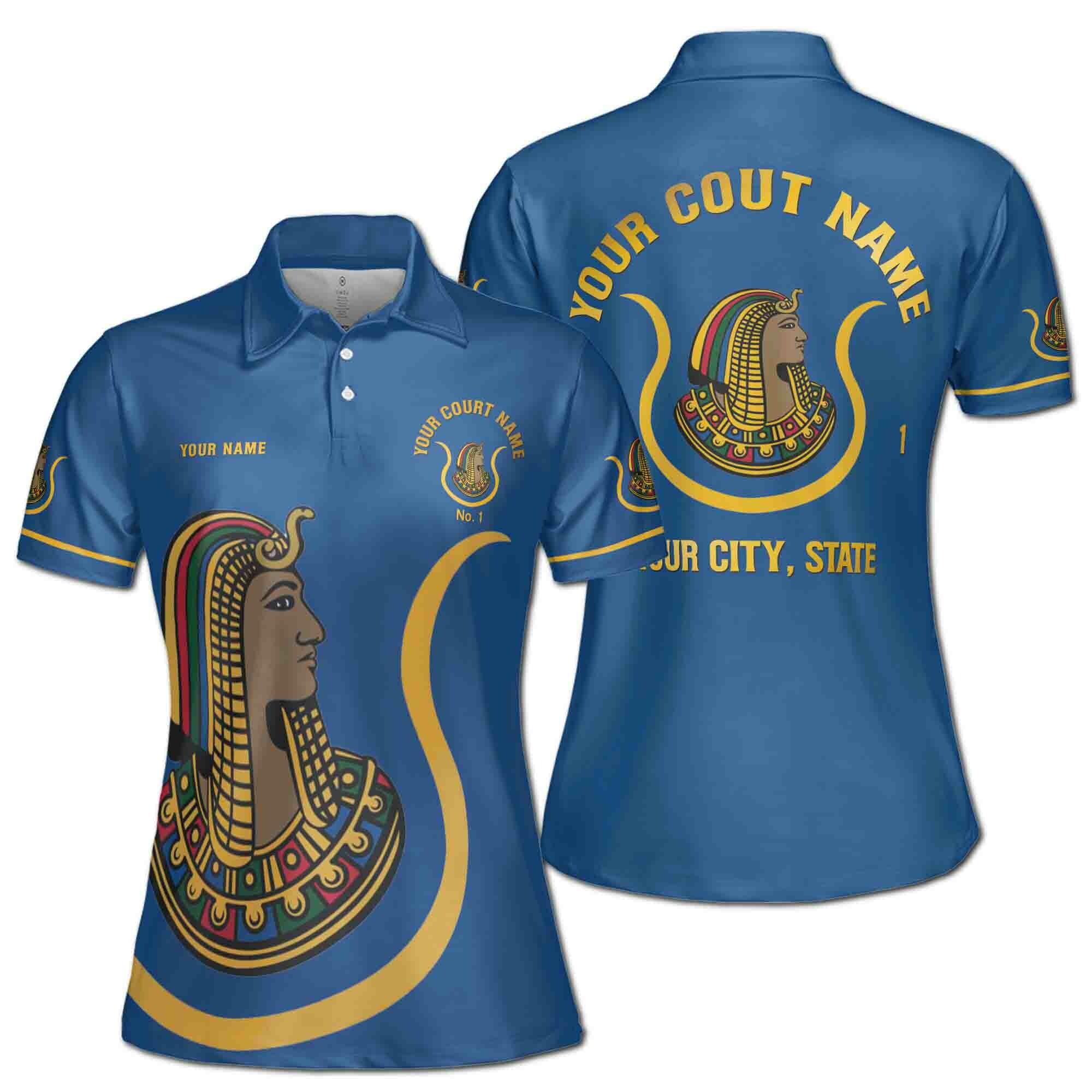 Custom Name Court Name DOI Daughter of Isis Women's Polo Shirt S-5XL ...