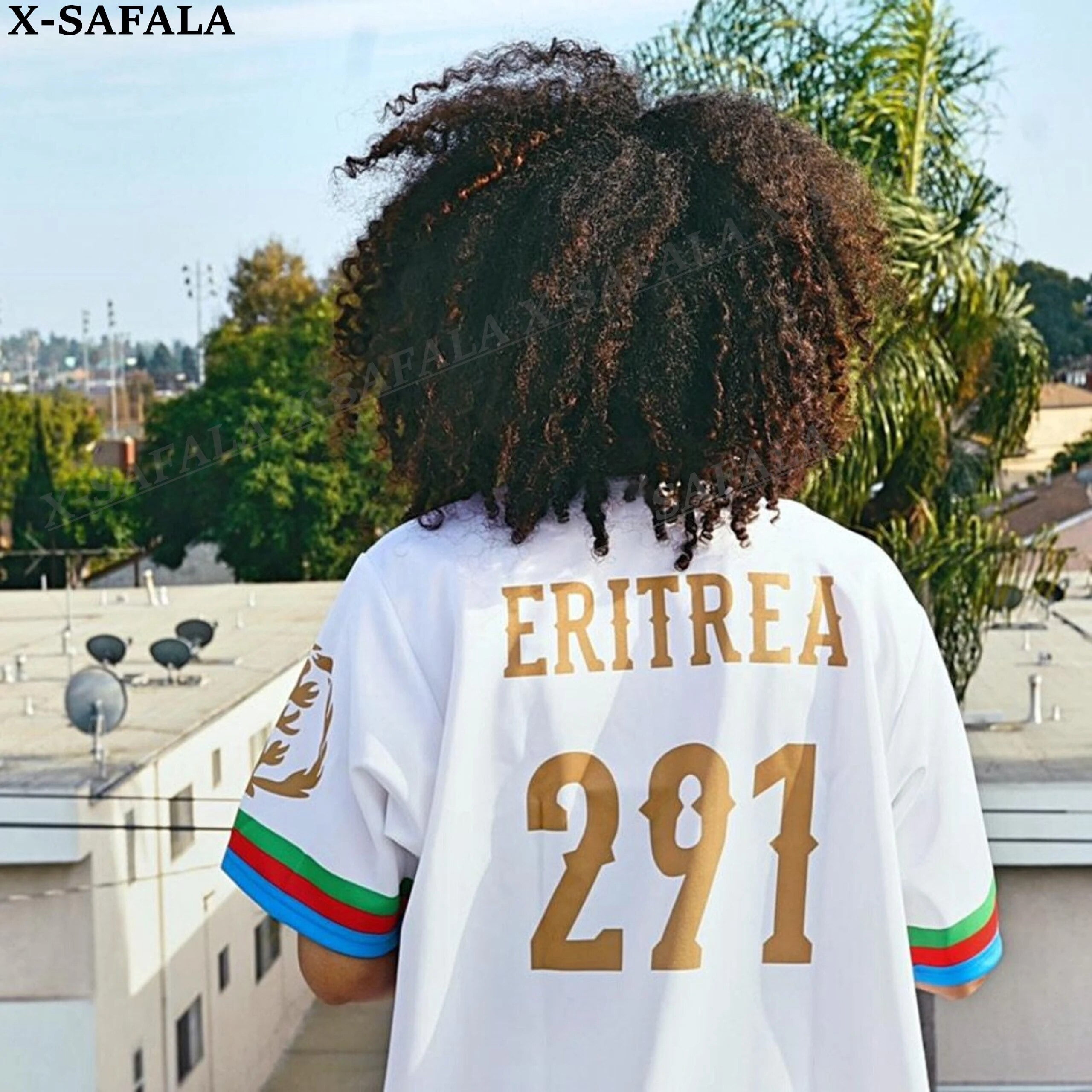 Custom Name ERITREA Love Country Flag 3D Printed Baseball Jersey Summer ...