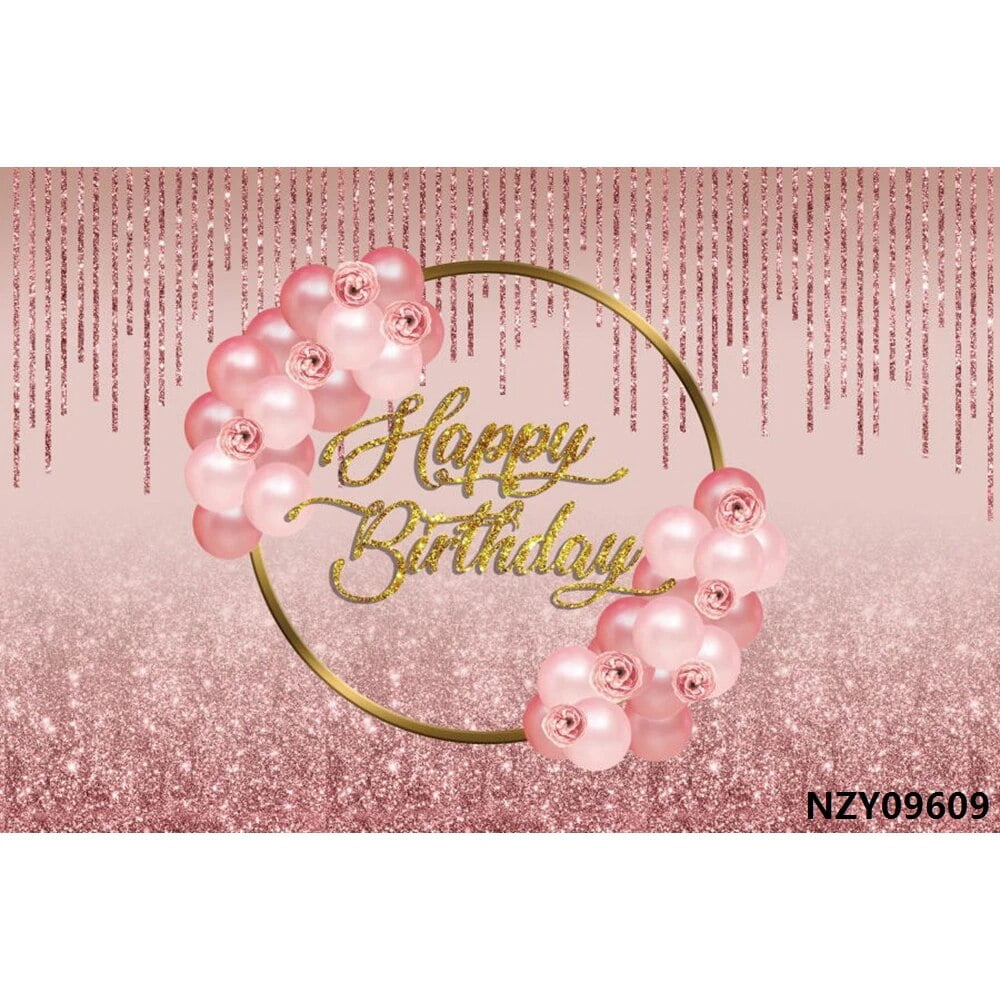 Custom Name Gold Glitter Birthday Party Banner Backgrounds Baby Shower ...