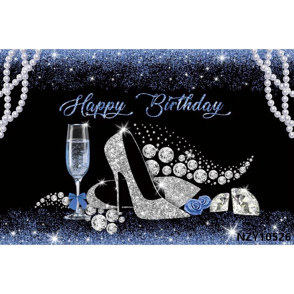 Custom Name Gold Glitter Birthday Party Banner Backgrounds Baby Shower ...