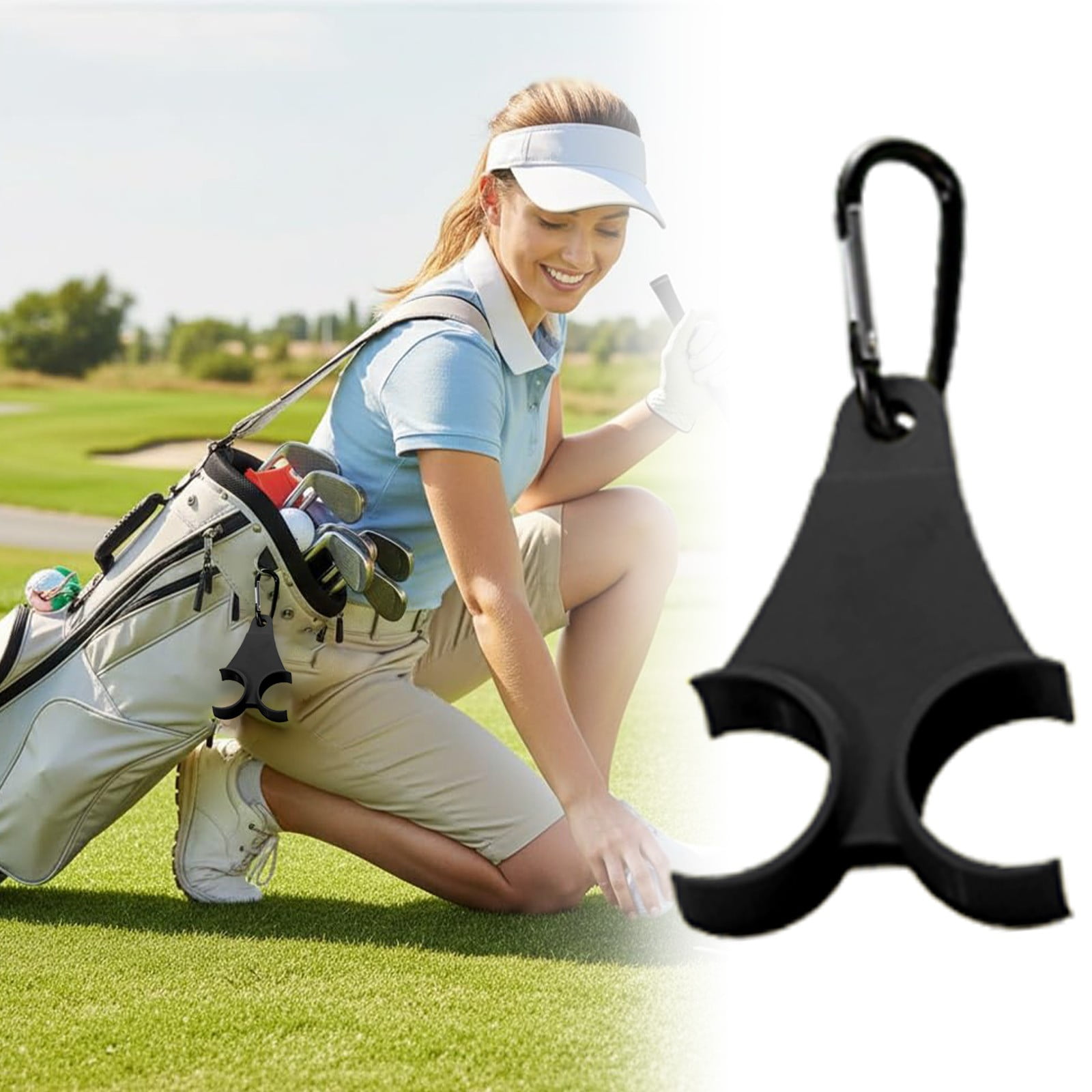 Custom Name Golf Ball Holder with Clip 3D Printed Golf Tee Holder for ...