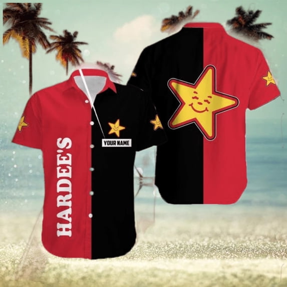 Custom Name HARDEE S Brand Exclusive 3D Hawaiian Shirt For Summer ...
