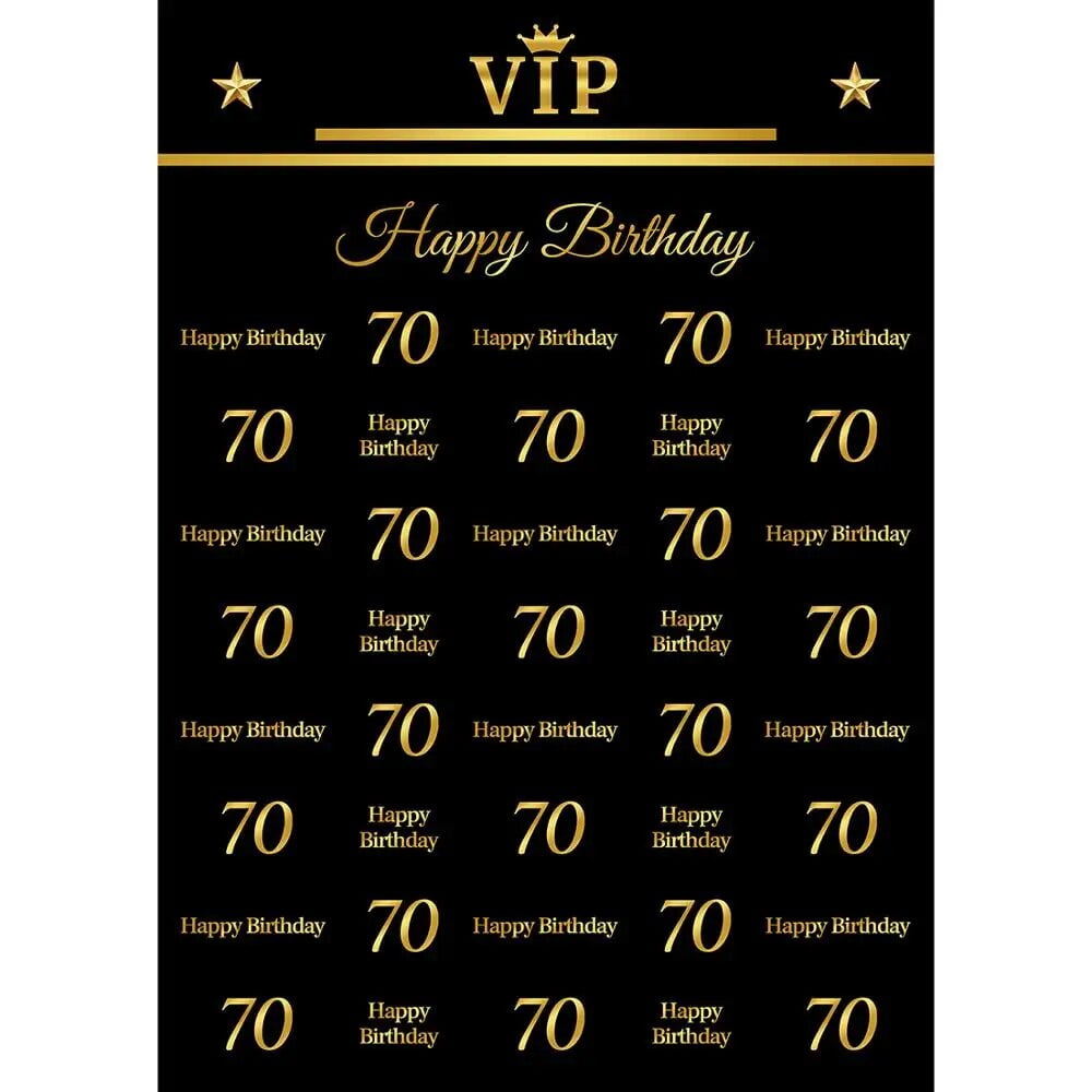 Custom Name Happy 50th 40 30 25 18 Birthday Party Photo Background ...