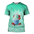 Custom Name Ice Creams 3D Shirt, Ice Cream Shirts for Team Men Women ...