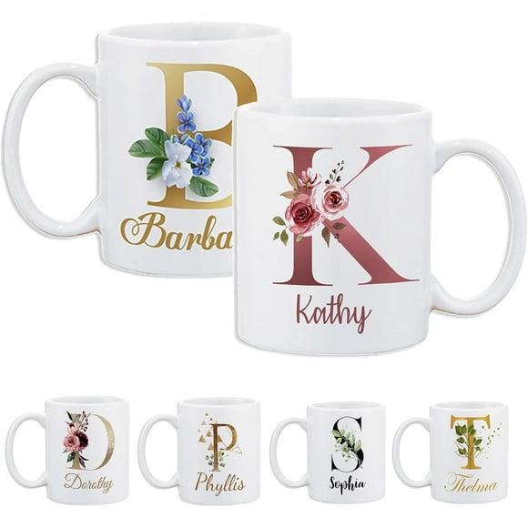 Initial Coffee Mugs