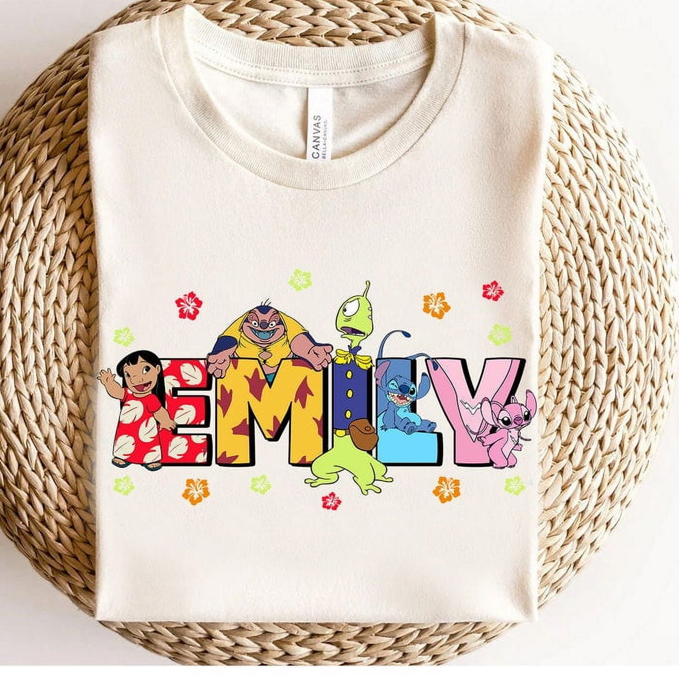 Custom Name Lilo and Stitch Shirt, Personalized Disney Lilo, Stitch ...