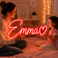 Custom Name Neon Sign, Personalized LED Light Up Sign with Name, Text ...