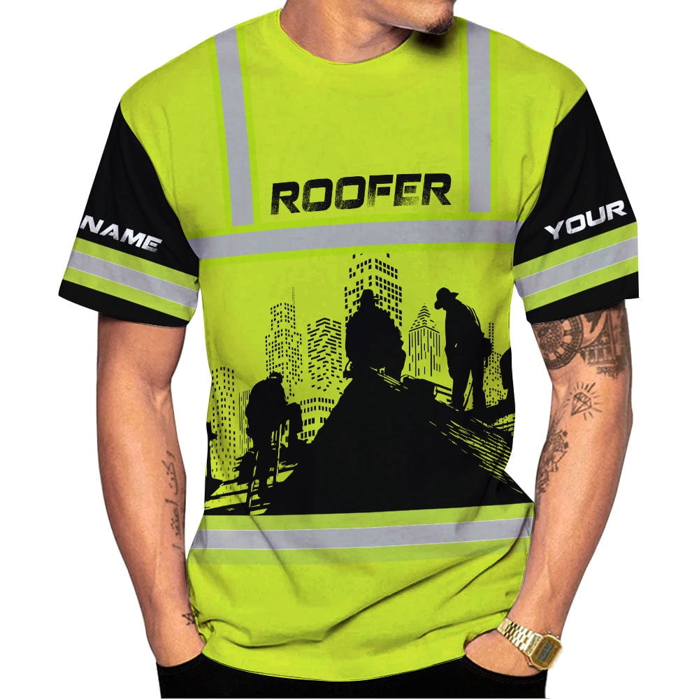 Custom Name Roofer 3D shirt for men, Roofing Shirt Gift for Roofer, 3D ...