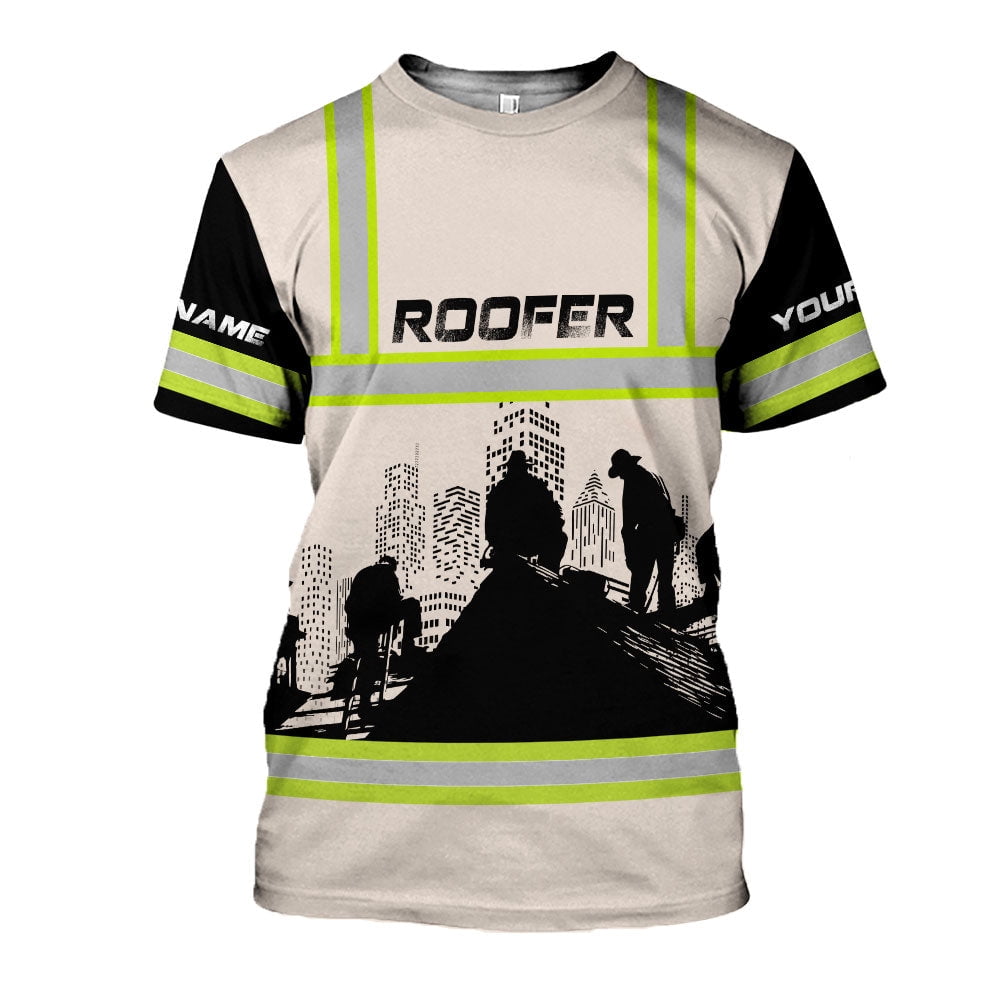 Custom Name Roofer 3D shirt for men, Roofing Shirt Gift for Roofer, 3D ...