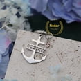 Custom Name Ship Anchor Keyring Stainless Steel Boat Anchor Customized ...