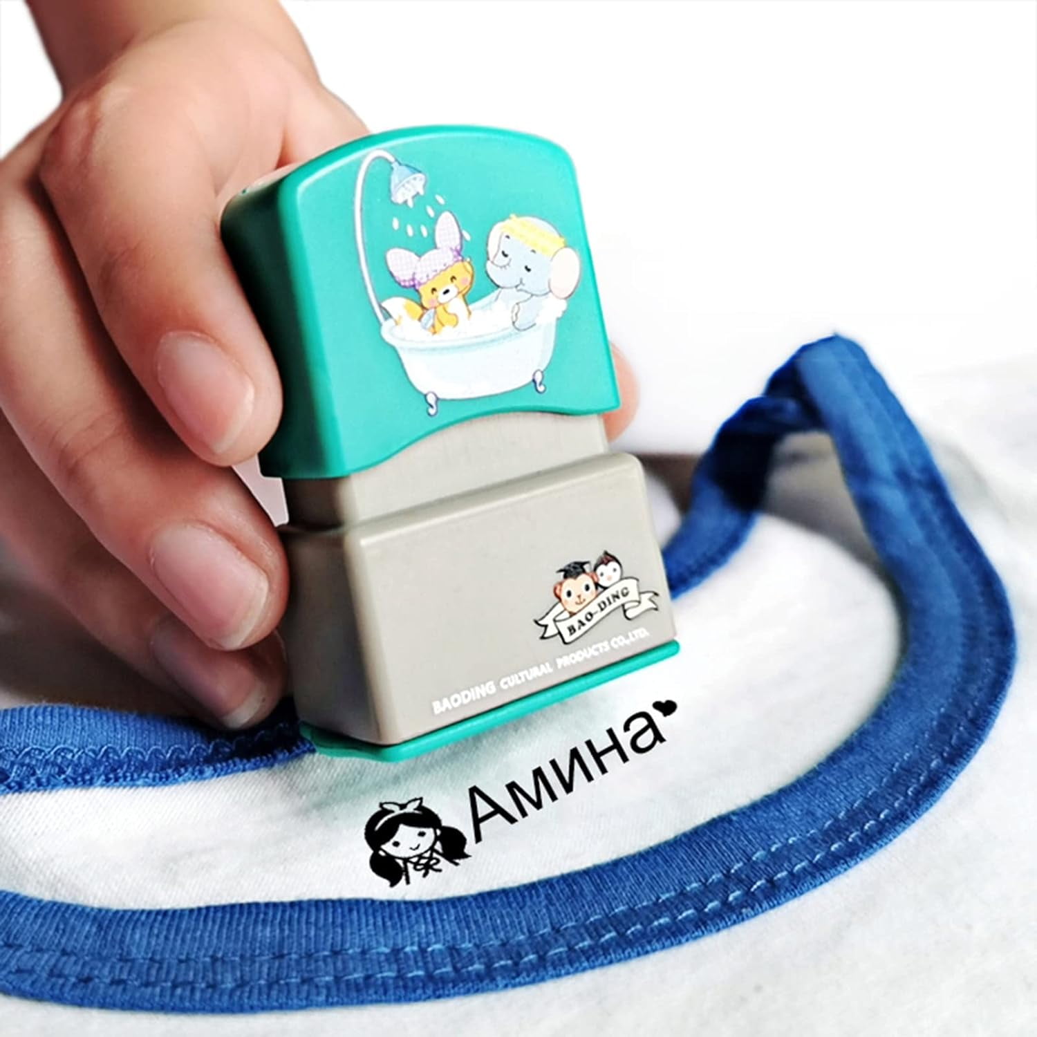 Custom Name Stamp,Kids Name Stamp Waterproof,Name Stamp For Clothing ...