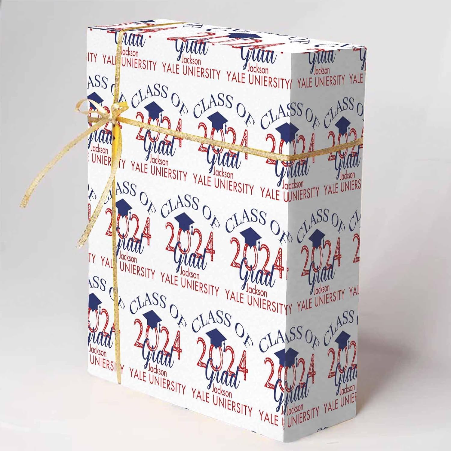 Custom Name Wrapping Paper Graduation Personalized Class 2024 Gift ...