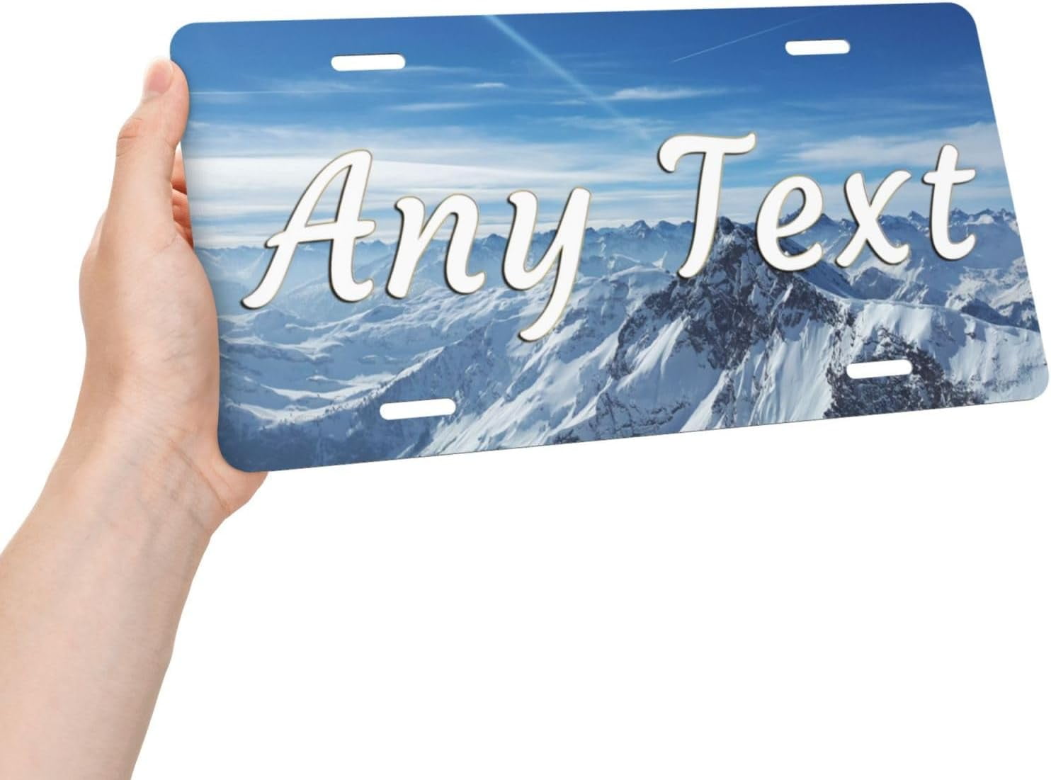 Custom Nature License Plate Personalized Landscape Pictures Front ...