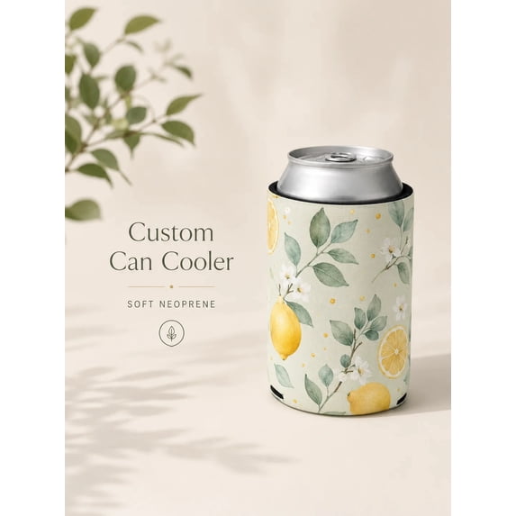 Custom Neoprene Can Cooler Sleeve Personalized Drink Holder Slim Can ...
