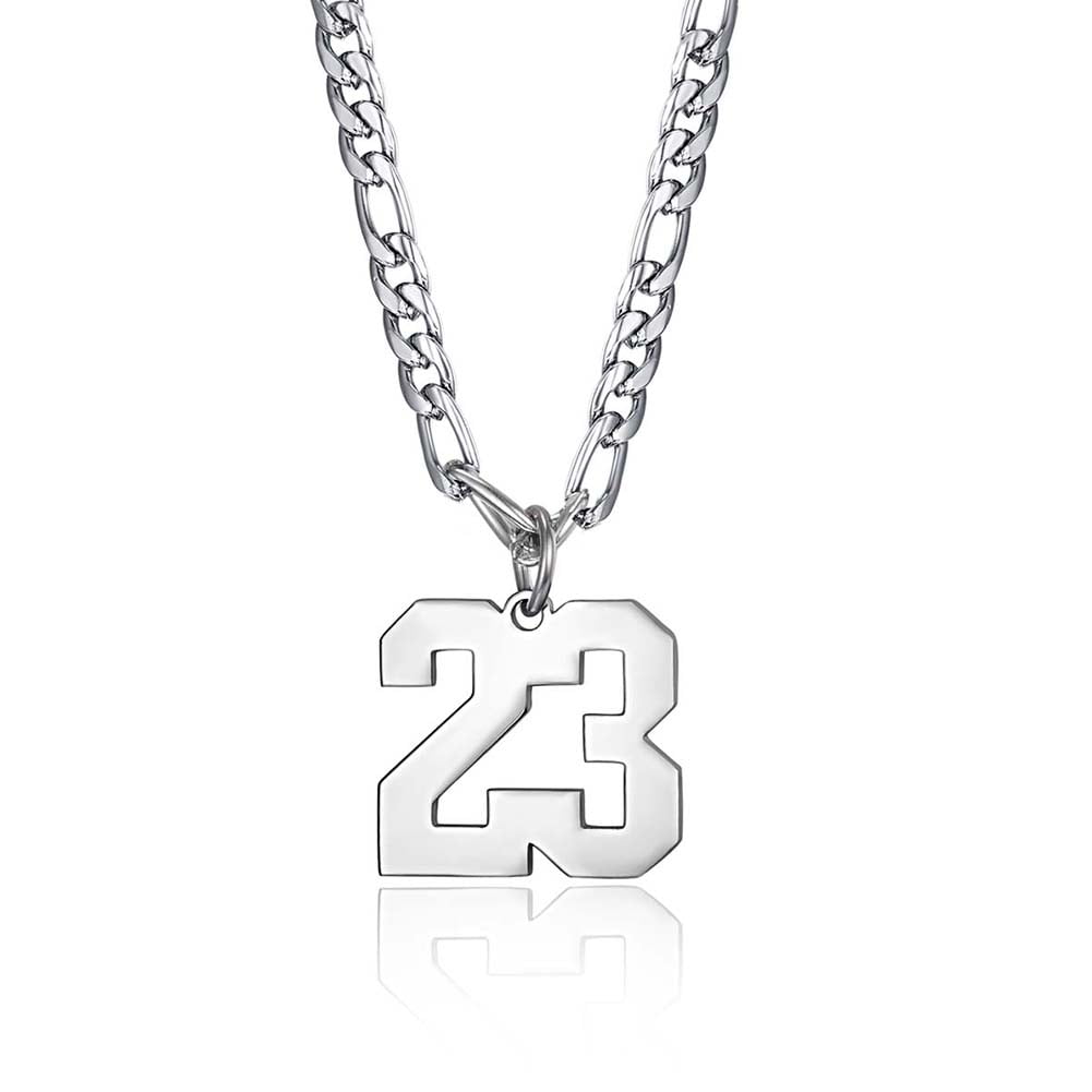 Custom Number Necklace for Men Women Hip Hop Personalised Pendant ...