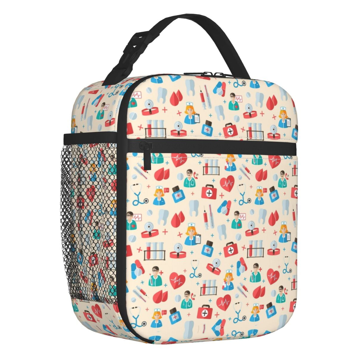 Custom Nurse Tool Pattern Lunch Bag Women Thermal Cooler Insulated ...