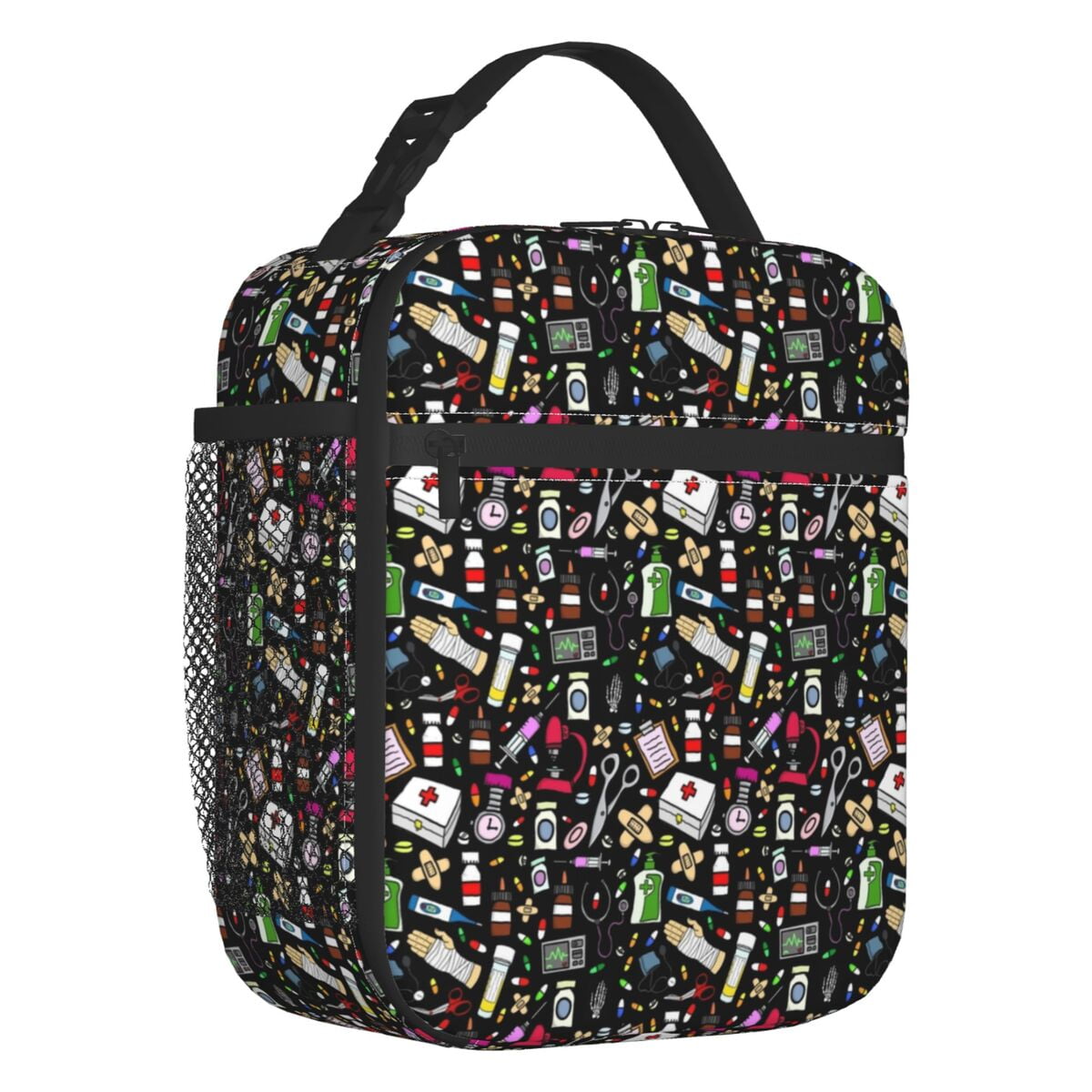 Custom Nurse Tool Pattern Lunch Bag Women Thermal Cooler Insulated ...