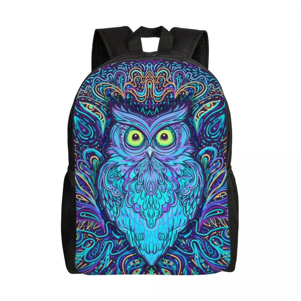 Custom Om Mandala Backpack Buddhism Aum Yoga Meditation College Travel ...