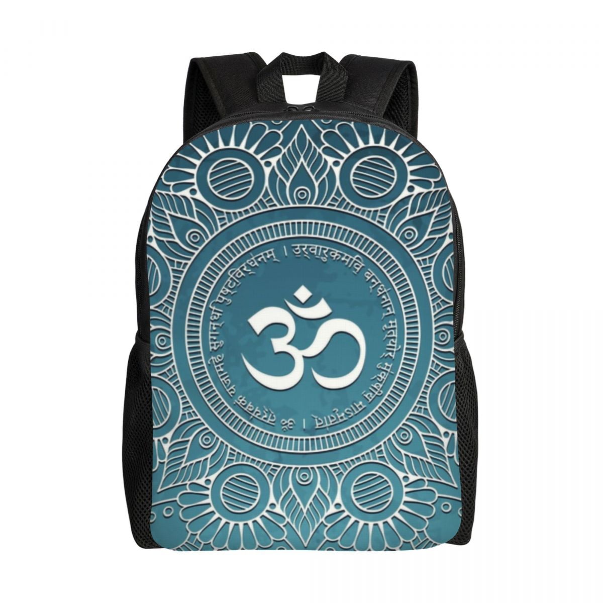 Custom Om Mandala Backpack Buddhism Aum Yoga Meditation College Travel ...