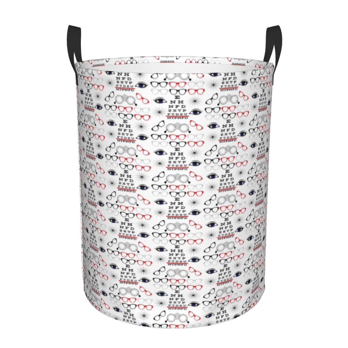Custom Ophthalmologist Optical Chart Laundry Basket Foldable Eye Exam ...
