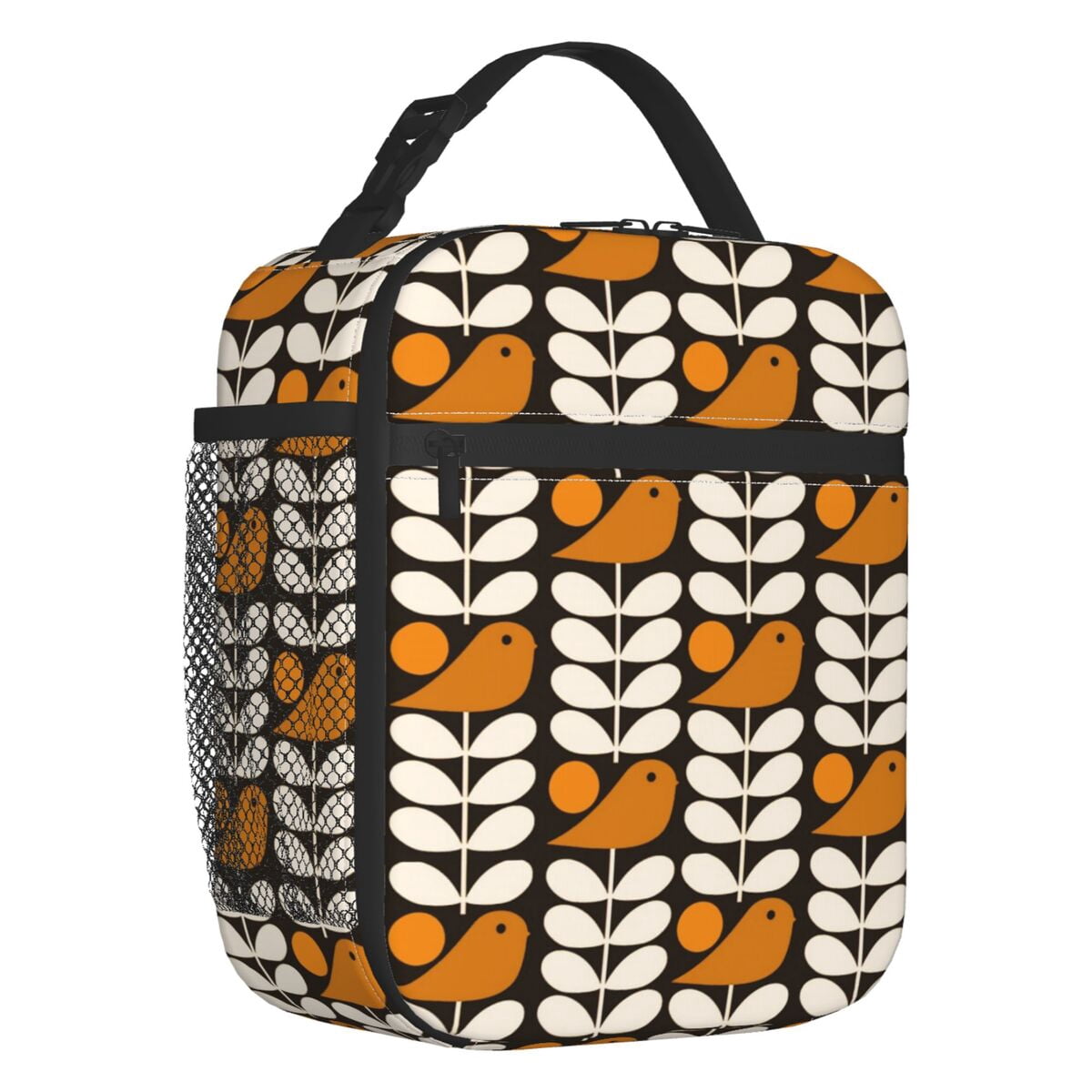 Custom Orla Kiely Mid Century Modern Lunch Bag Men Women Thermal Cooler ...