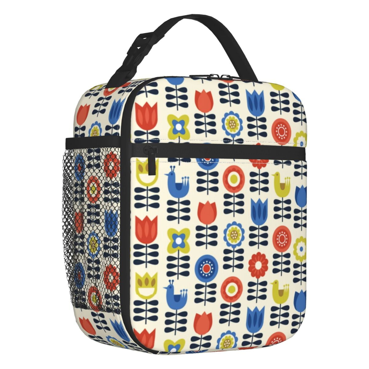 Custom Orla Kiely Mid Century Modern Lunch Bag Men Women Thermal Cooler ...