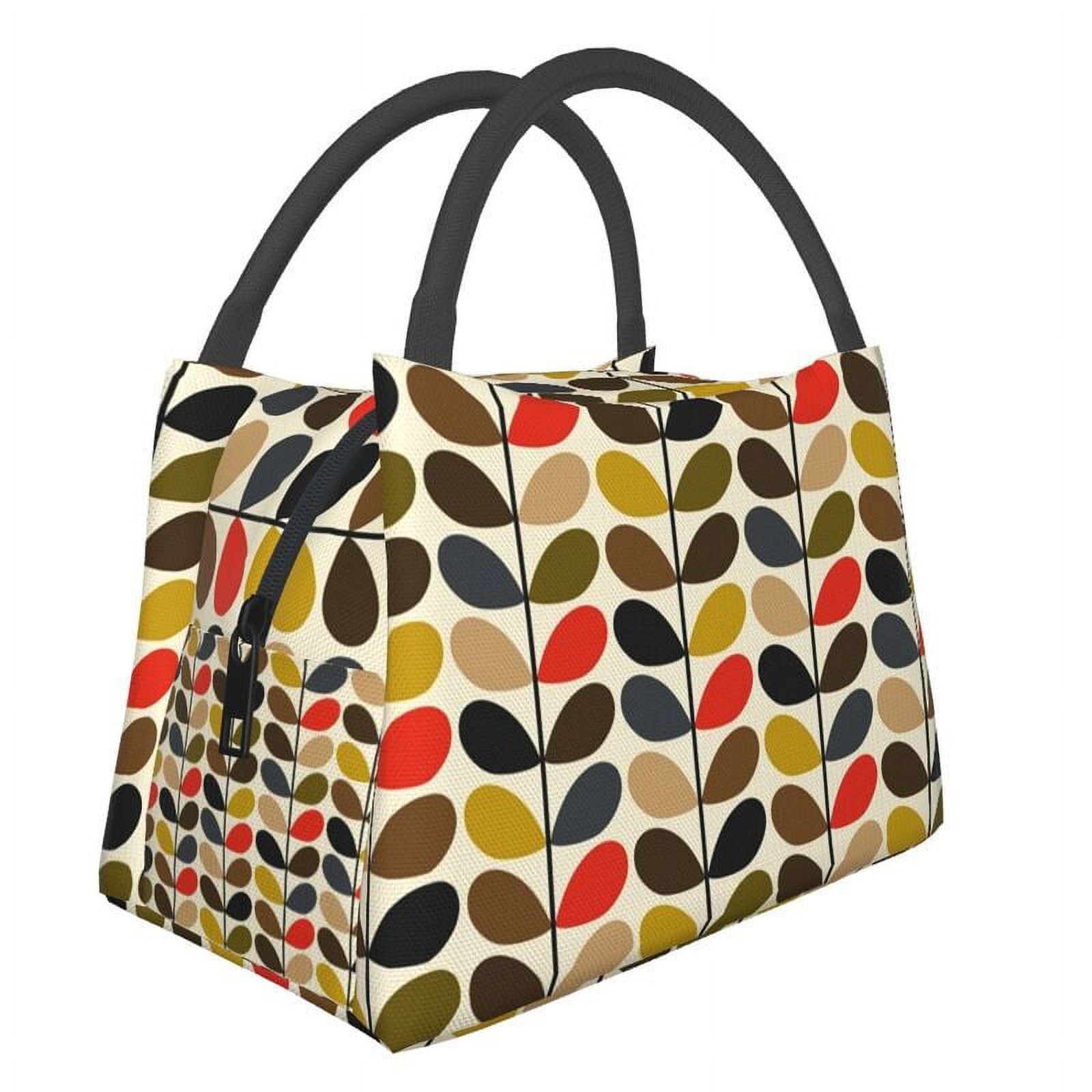 Custom Orla Kiely Multi Stem Lunch Bag Women Thermal Cooler Insulated ...