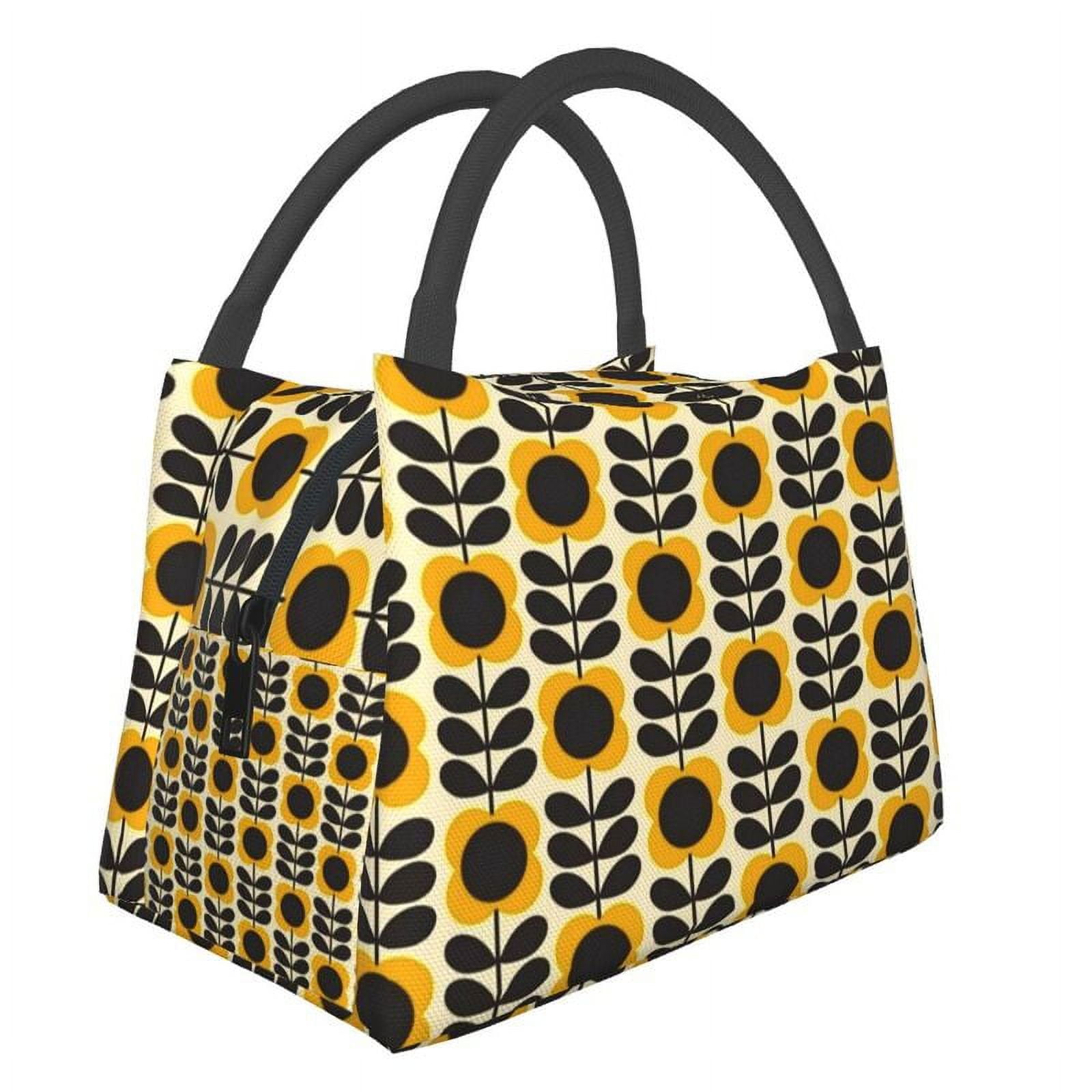 Custom Orla Kiely Multi Stem Lunch Bag Women Thermal Cooler Insulated ...